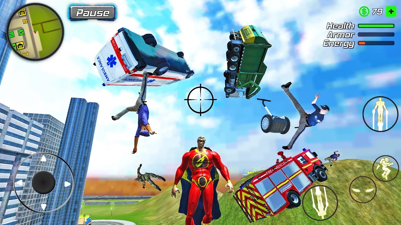 Gravity Hero - Amazing Powerhero New York Gangster - Android Gameplay ...
