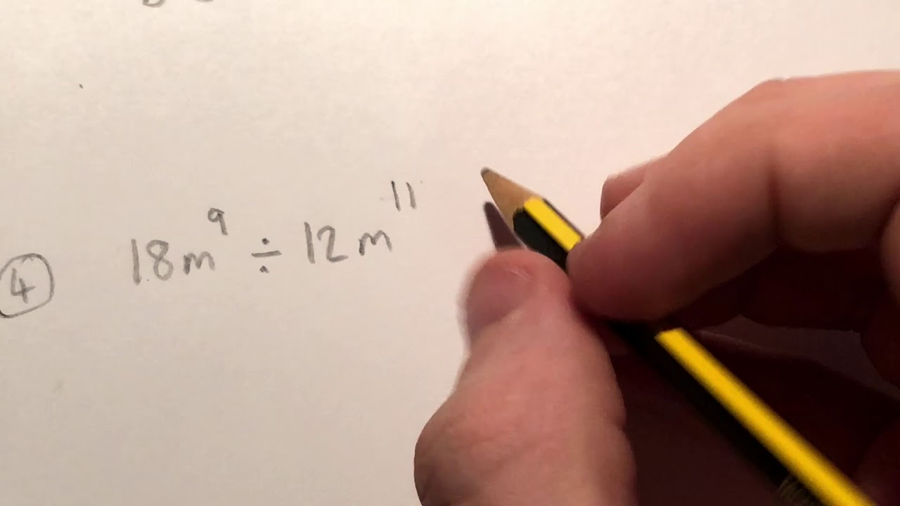 Problems Involving Indices - YouTube