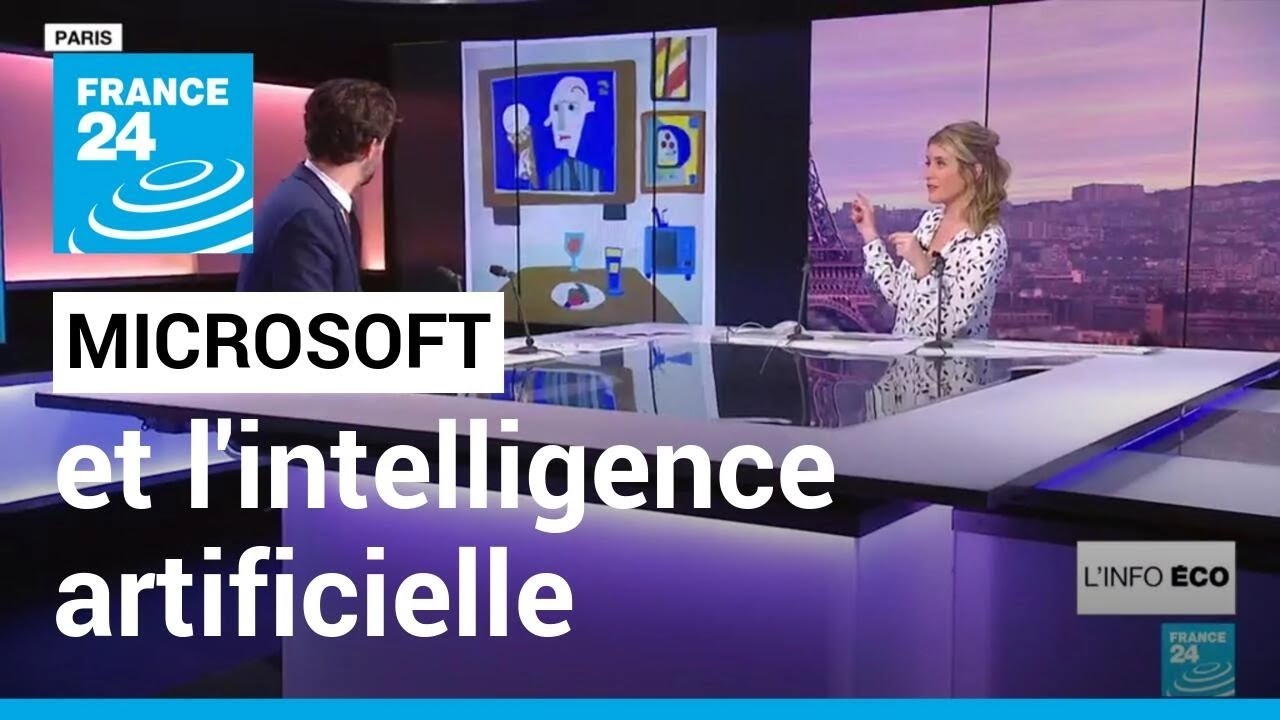Microsoft mise sur l'intelligence artificielle • FRANCE 24 - YouTube