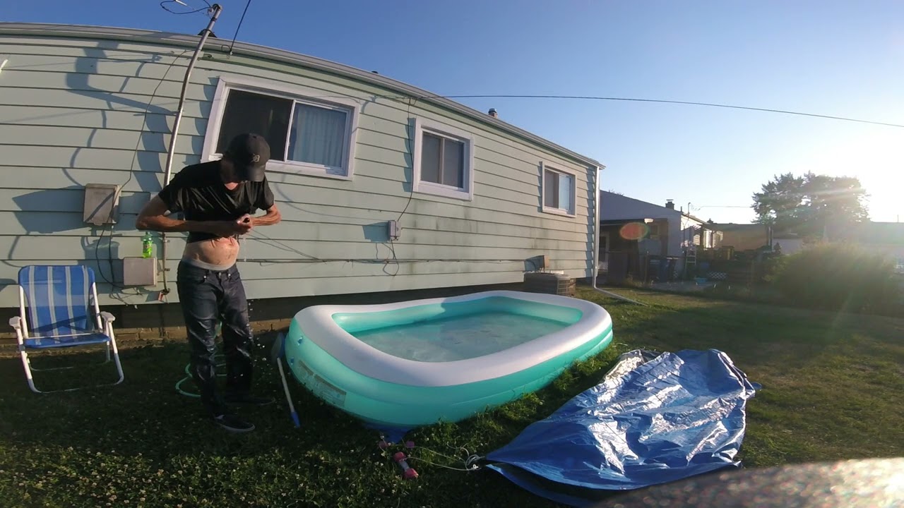 pool in clothes again - YouTube