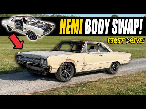 CHEAPEST Hemi Swap EVER Hits the Road! Will This Body Swapped Dodge Drive?