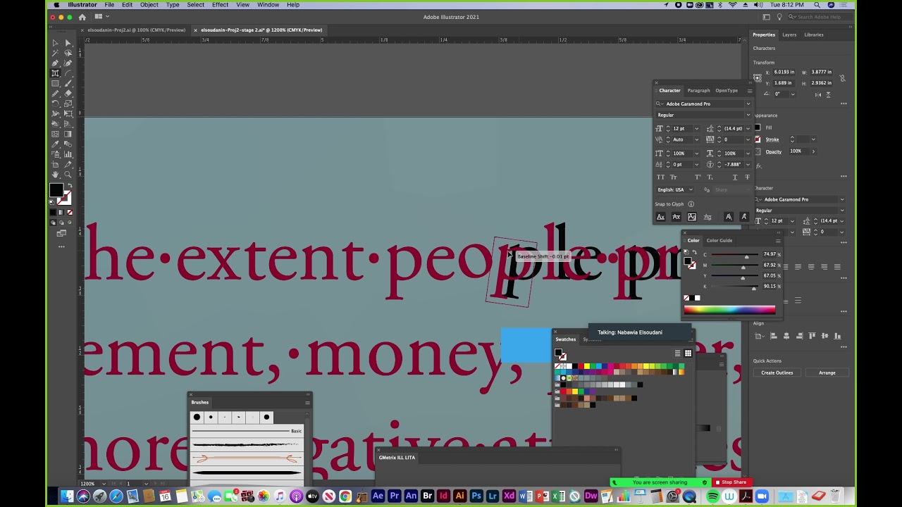 Typography Design Tools and the Symbol Sprayer Tool in Adobe ...