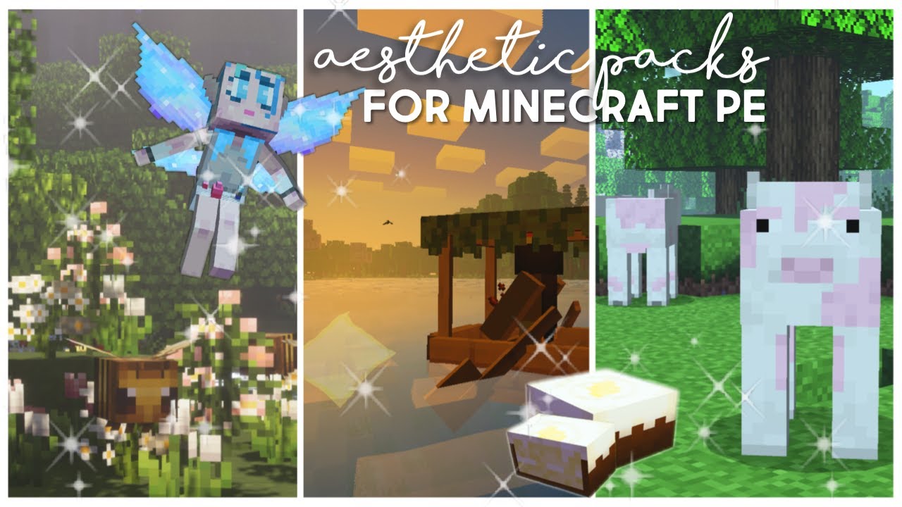 Aesthetic Resource Packs Every Minecraft PE/BE Player Should Have! 💞🧚🏾 ...