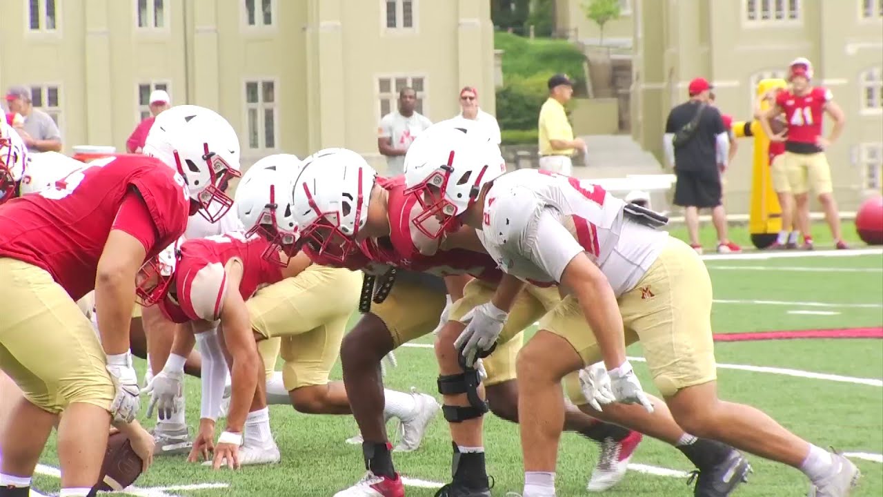 VMI showing intensity amid change in fall camp - YouTube
