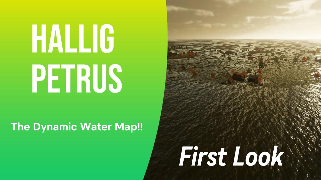 Hallig Petrus New FS22 Map First Look - YouTube