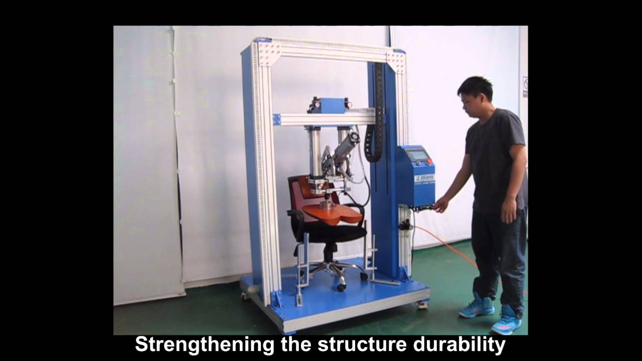 Office Chair Back & Seat Durability Tester [HD] - YouTube