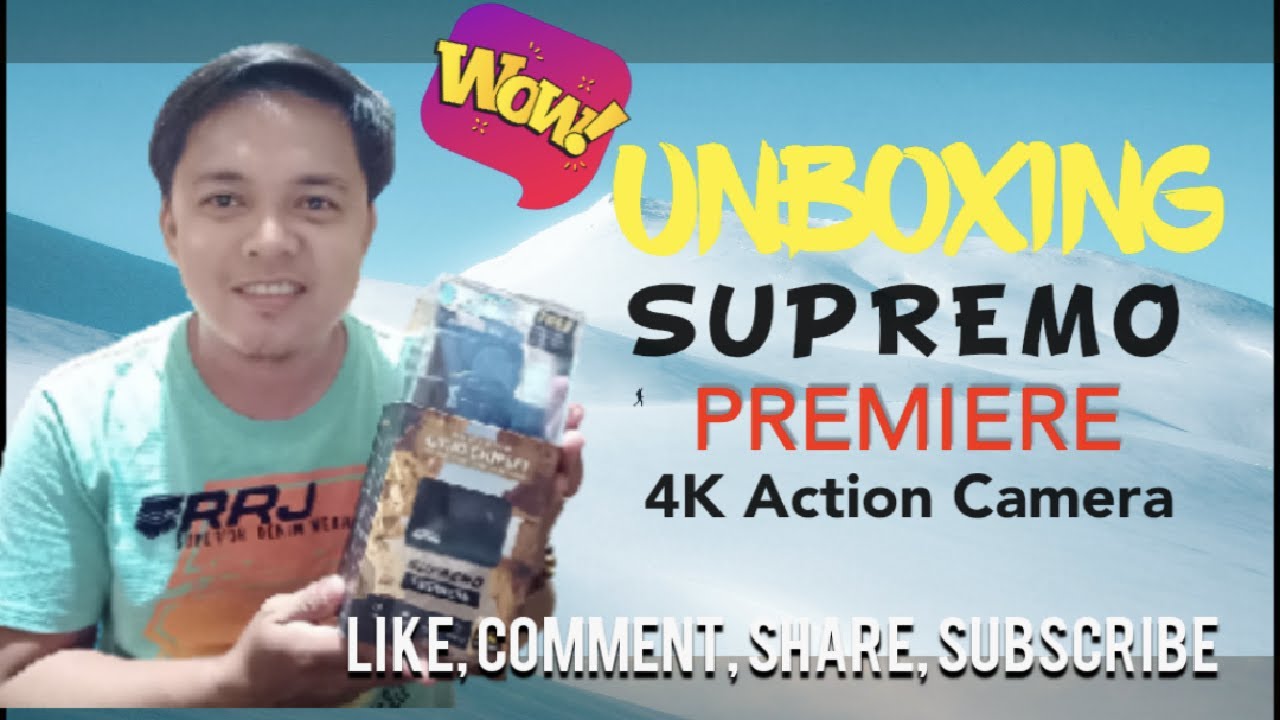 Unboxing Supremo Premiere 4K Action Camera | My First Action Camera ...