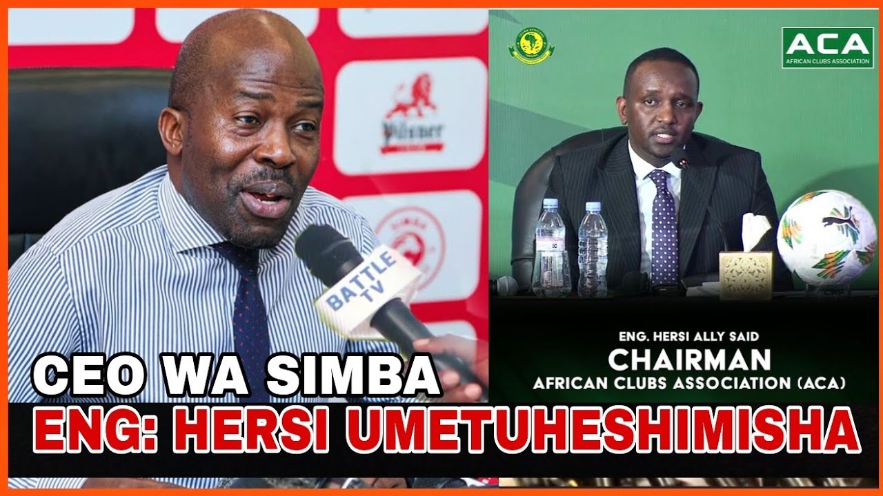 CEO WA SIMBA AMMWAGIA SIFA RAIS WA YANGA KUCHAGULIWA MWENYEKITI ...