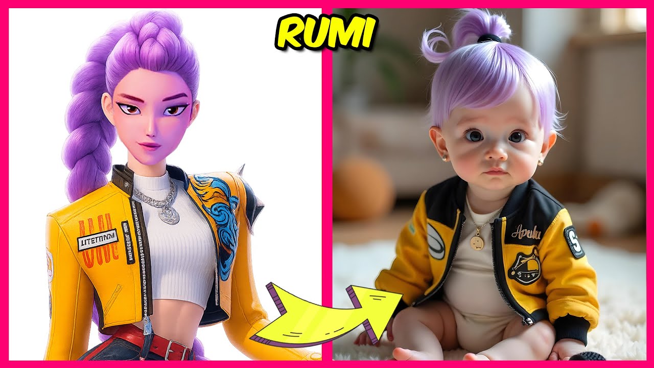 KPop Demon Hunters Characters As Babies + Their Favorite Things 👧⚔️👼 ...