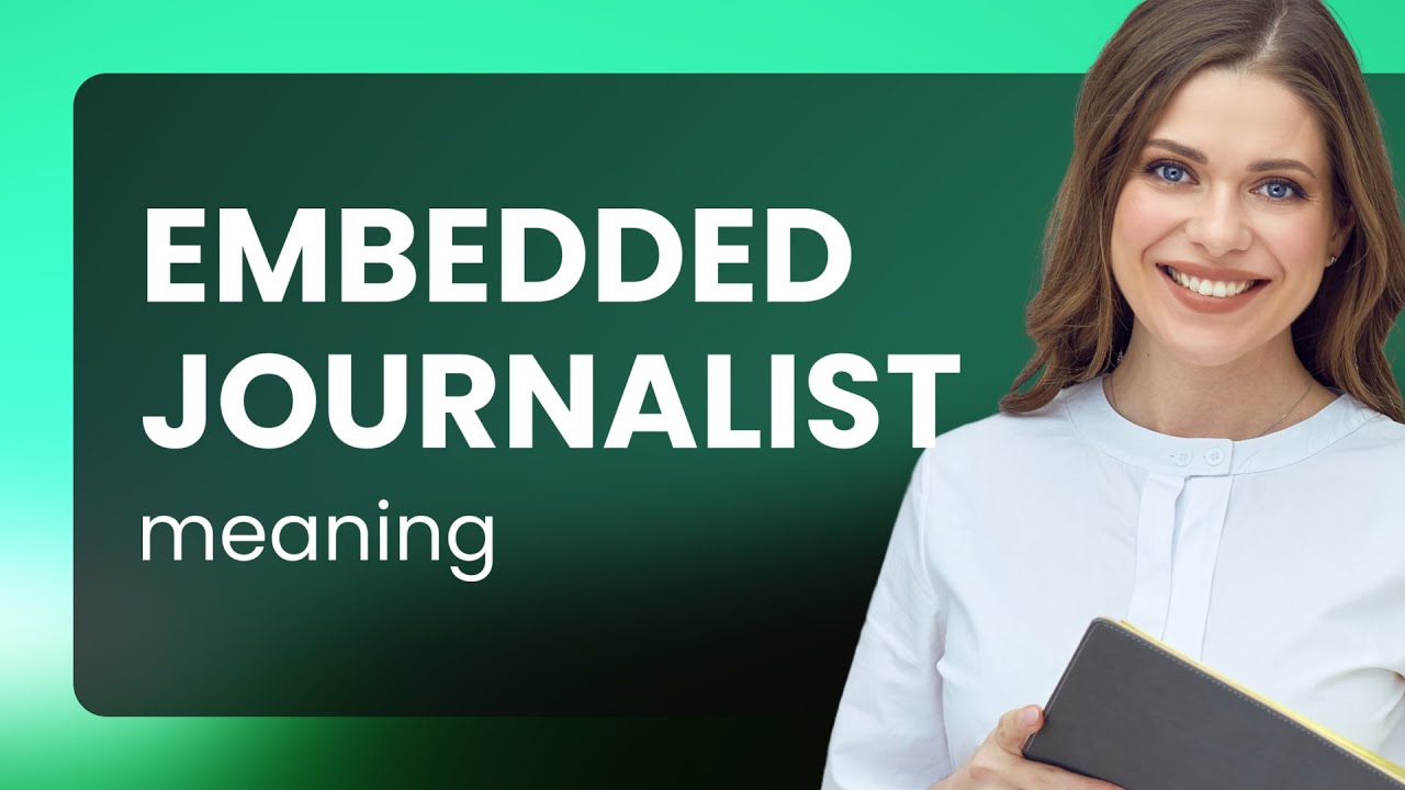 The Role of Embedded Journalists in Modern Warfare - YouTube
