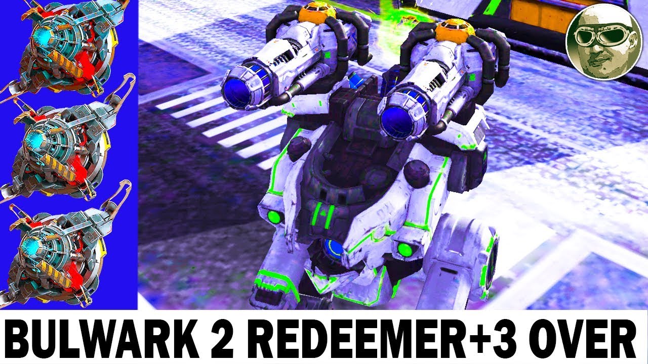 BULWARK 2 REDEEMER MK2 + 3 OVERDRIVE 6LVL WAR ROBOTS PILOT ADRIAN CHONG ...