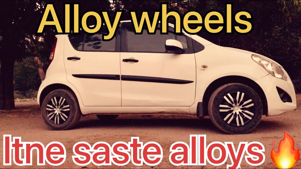 Wheels Customized At Home| Wheel Cap DIY | Upgraded My Car Wheels ...