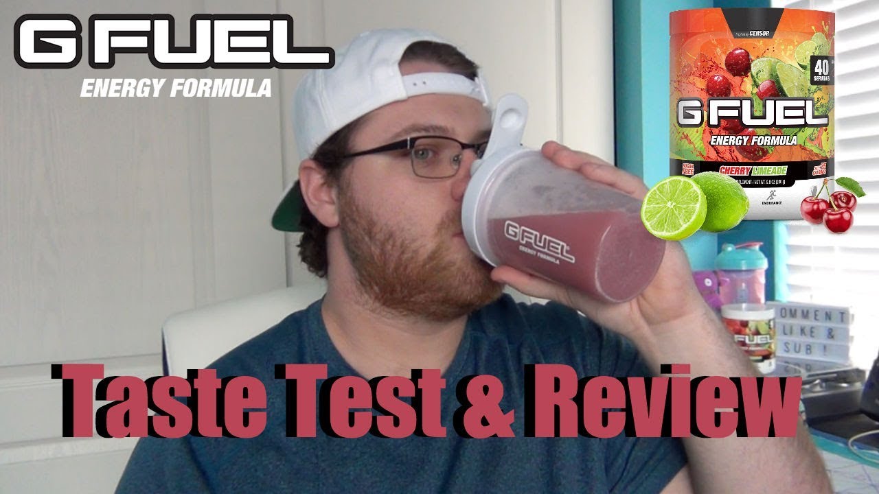 Cherry Limeade GFuel (Taste Test and Review) - YouTube