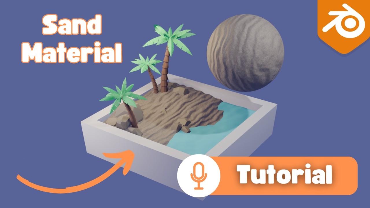 How to Make a Sand Material from Scratch - Easy and quick way - YouTube