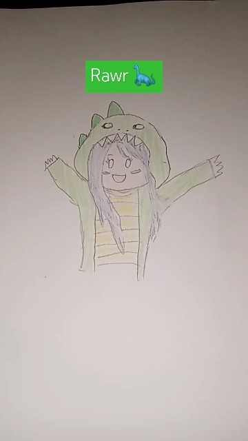 Rawr meme! #funny #drawing #art |Oliviadrawz - YouTube