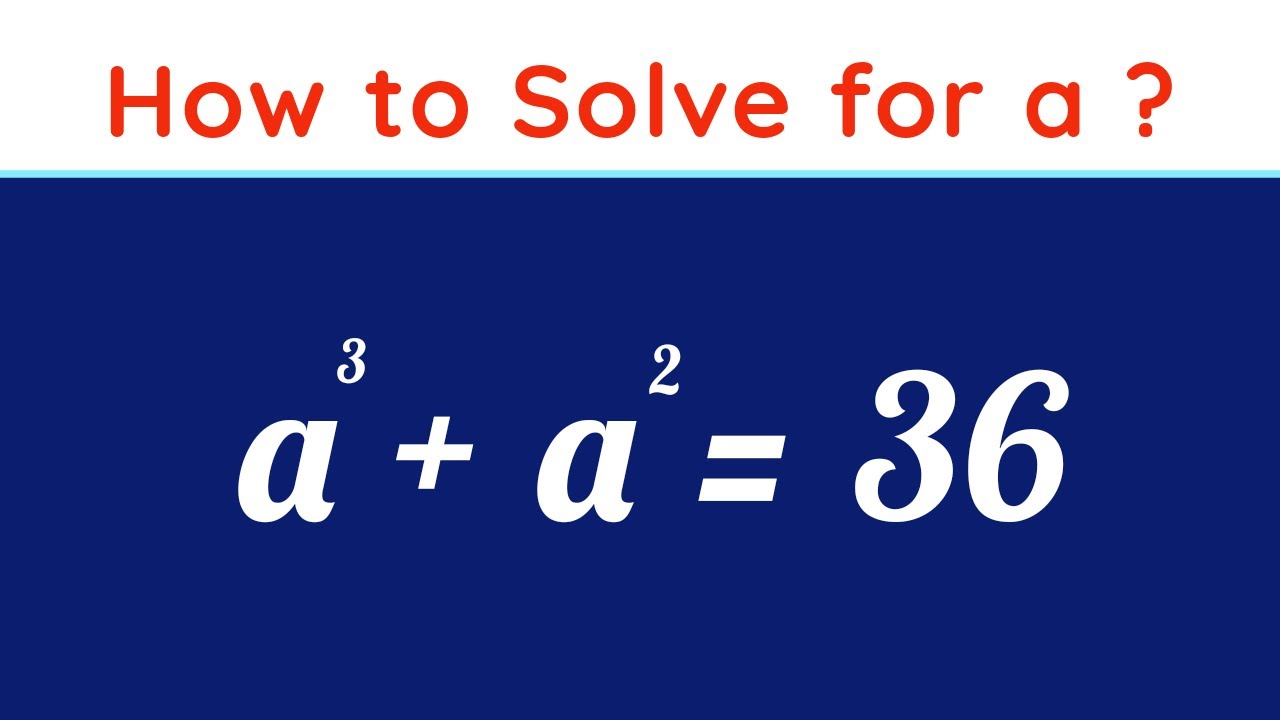 A Cool Mind-bending Math Problem with "divine" Solution | Solving Cool ...
