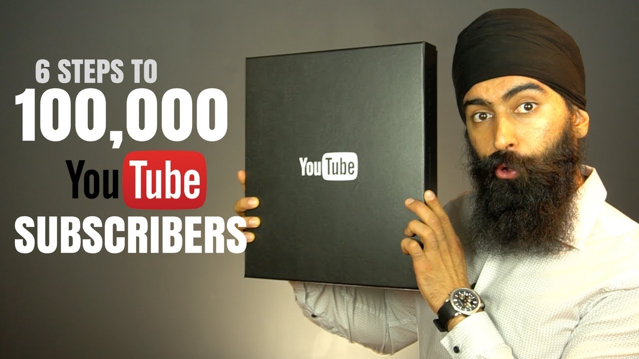 6 Steps to Getting Your First 100k YouTube Subscribers - YouTube