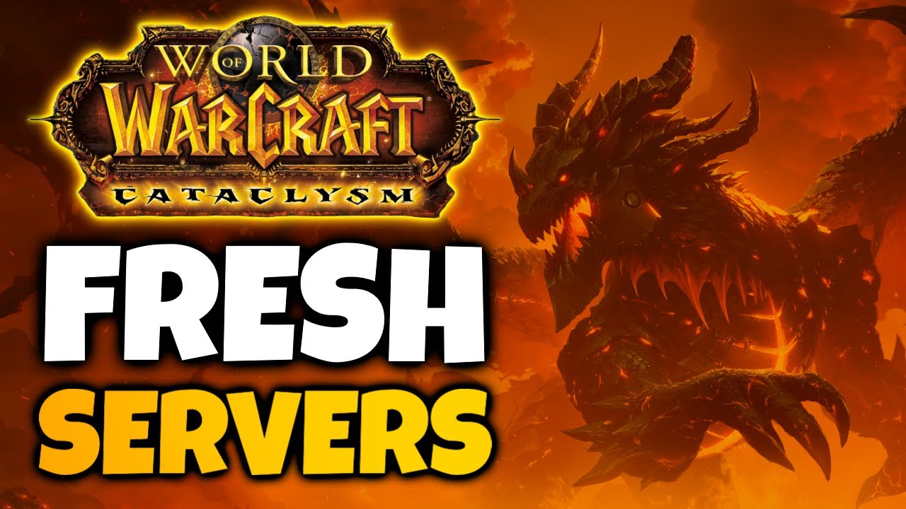 FRESH Cataclysm Servers Coming in The Pre Patch? - YouTube