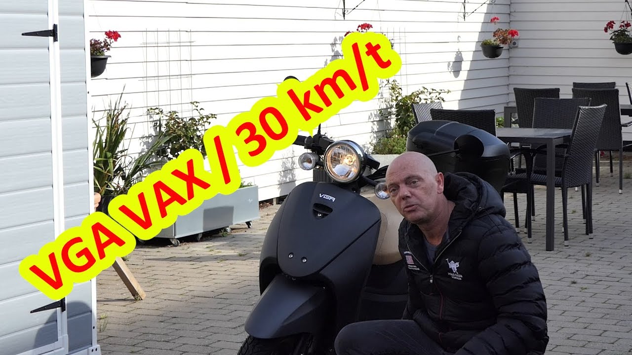 VGA VAX 30 Km t EL Scooter Knallert Fra T Hansen YouTube