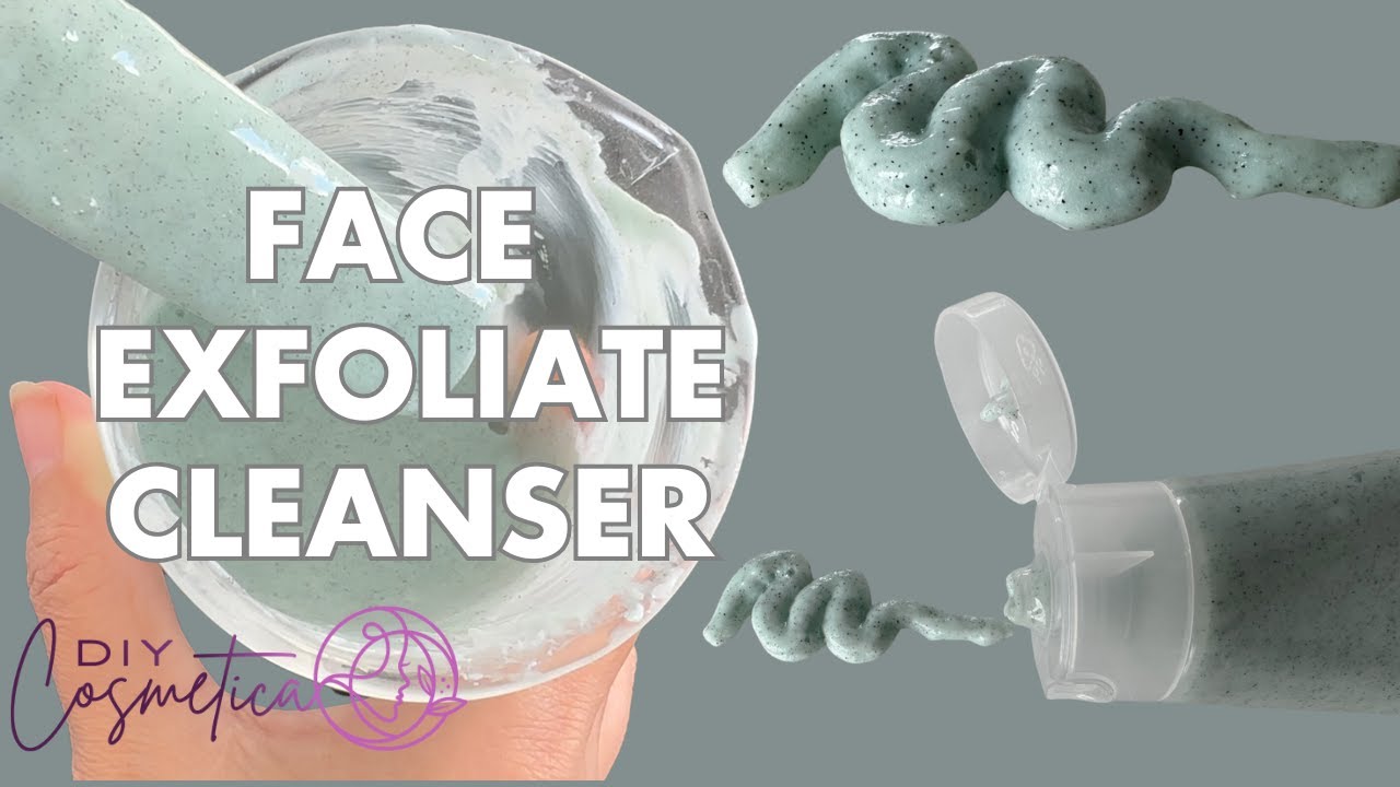 How To Make Face Creamy Exfoliating Cleanser - YouTube