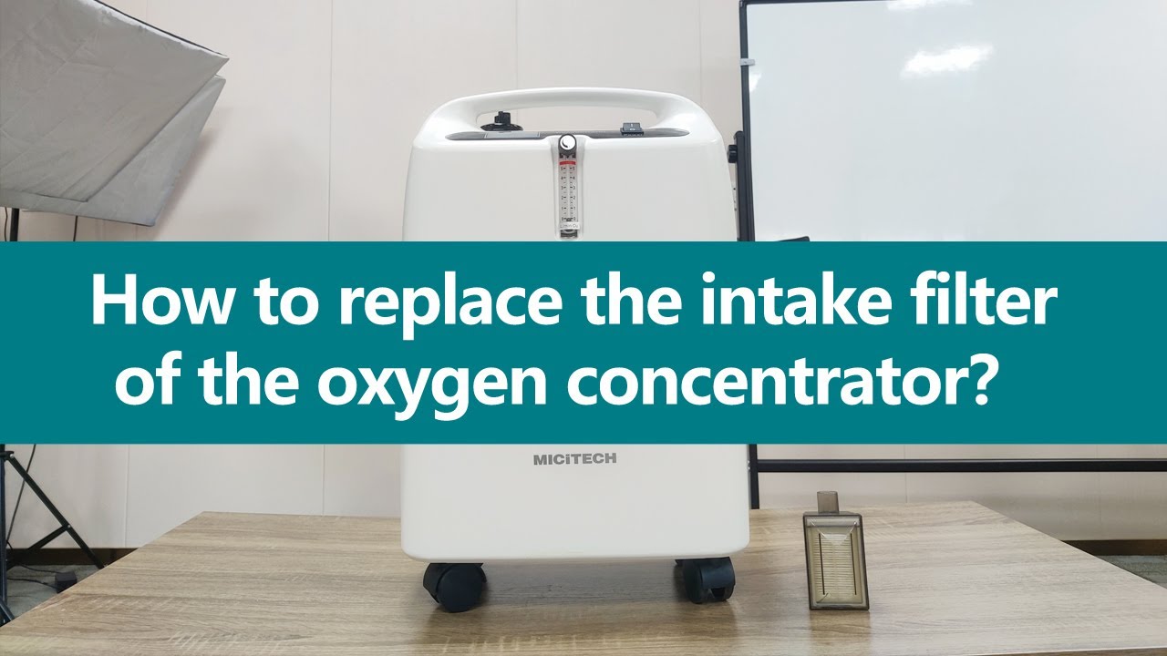 How to replace the intake filter of the oxygen concentrator？ - YouTube