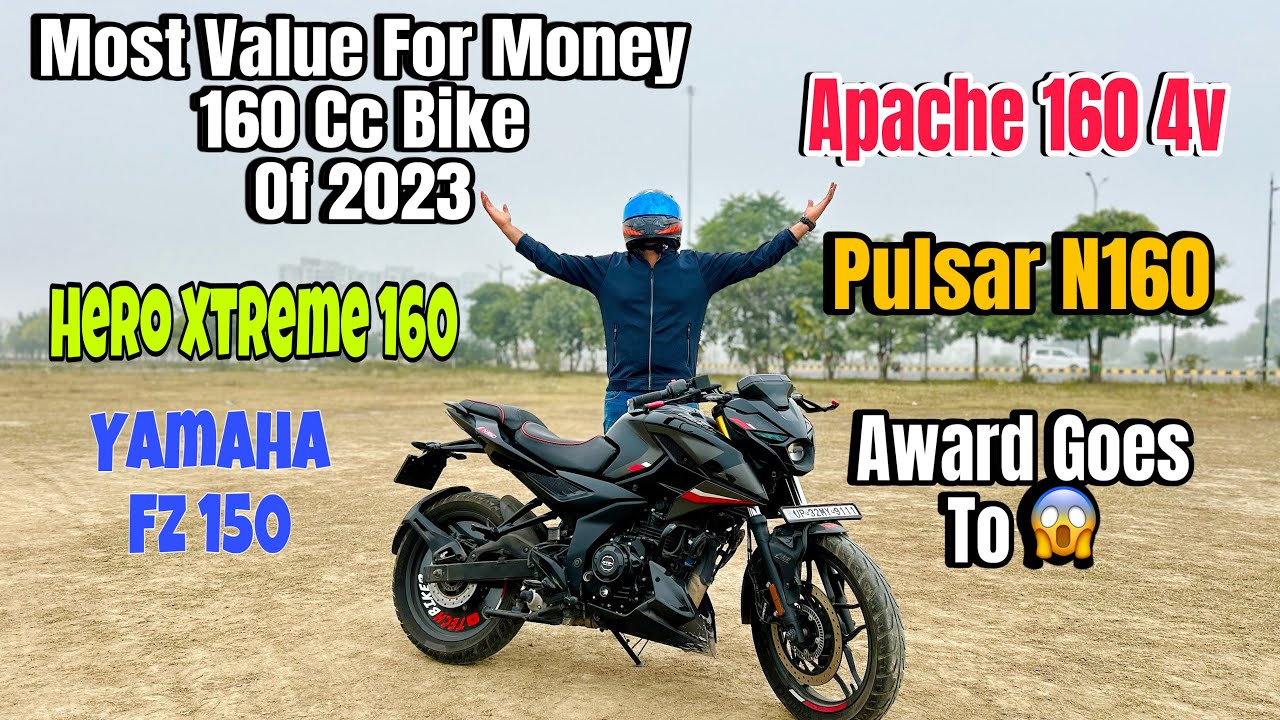 Best 160cc Bike In India 2023 | Pulsar N160 Vs Tvs Apache Rtr 160 4v ...