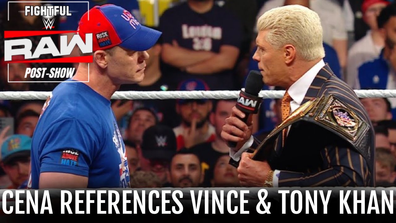 Cena & Cody Reference AEW, Vince McMahon & Tony Khan | WWE Raw 3/31/25 ...