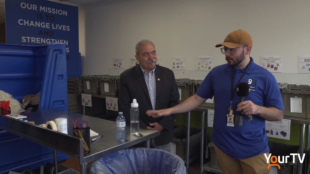 Goodwill Amity Donation Centre opens - YouTube