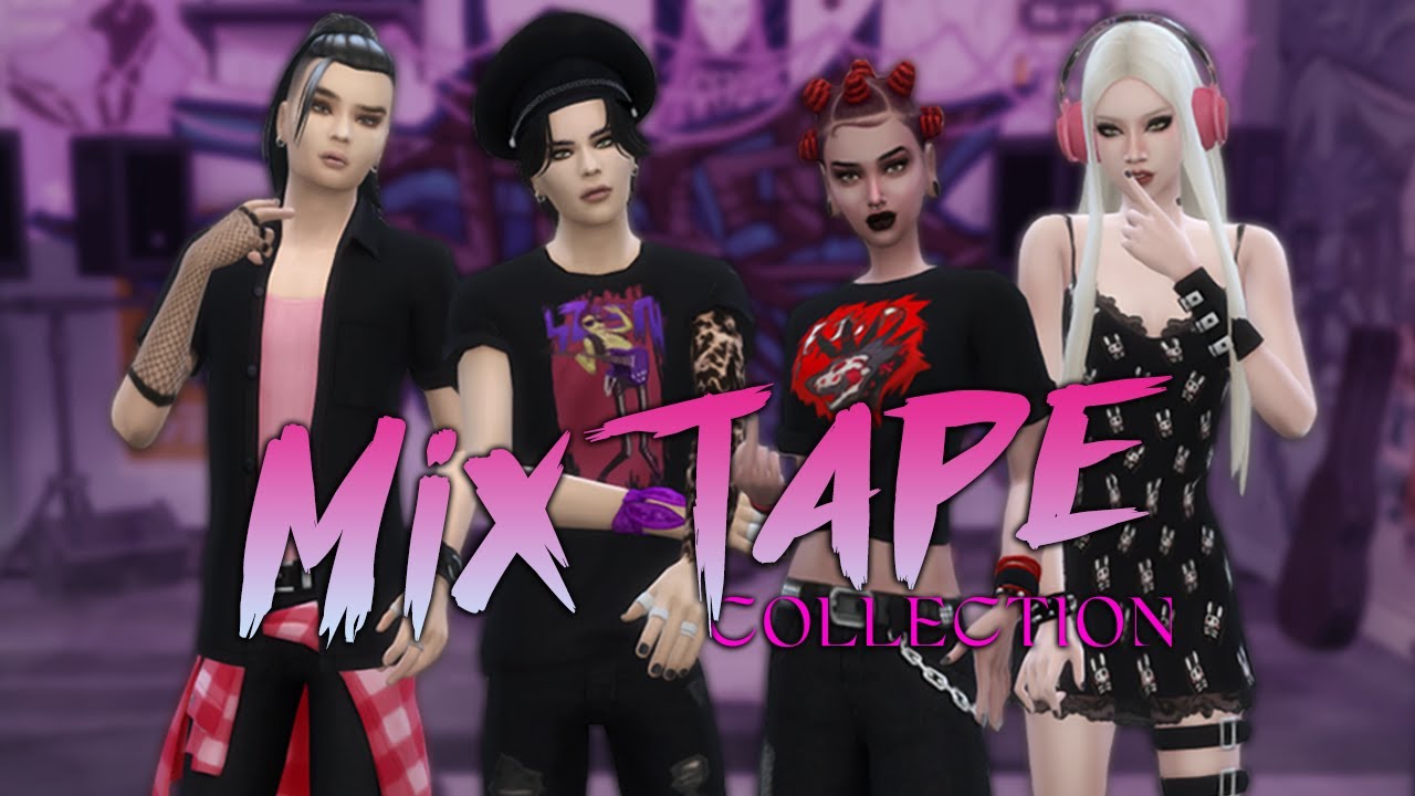 Mix Tape Collection | SIMS 4 CUSTOM CONTENT - YouTube