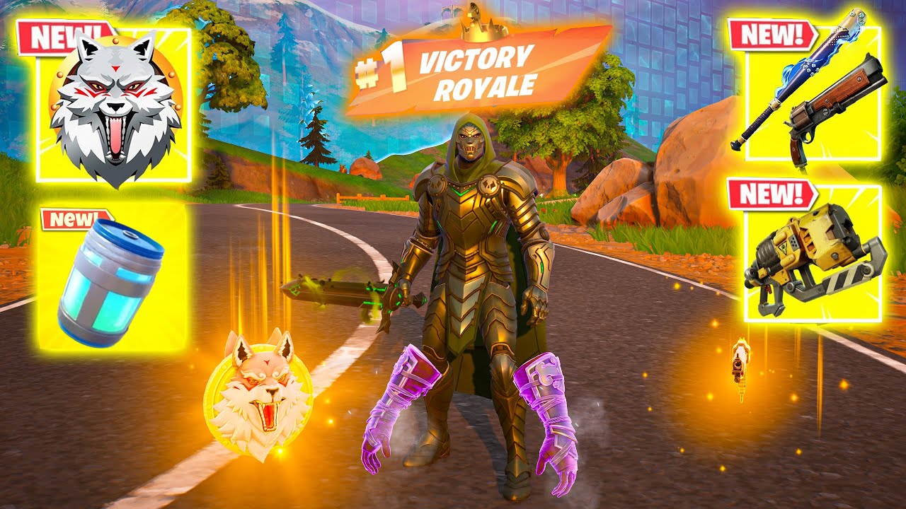 DOOM vs ALL NEW MEDALLIONS & MYTHIC'S CHALLENGE ( NEW ! Fortnite ...