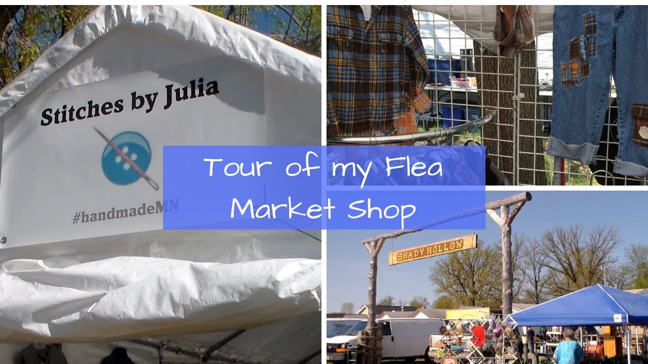 Tour of my Flea Market Shop - YouTube