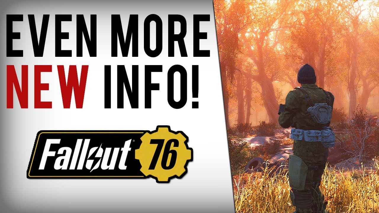 FALLOUT 76 NEW INFO! Beta Update, Player Quests, No Vehicles, Aliens ...