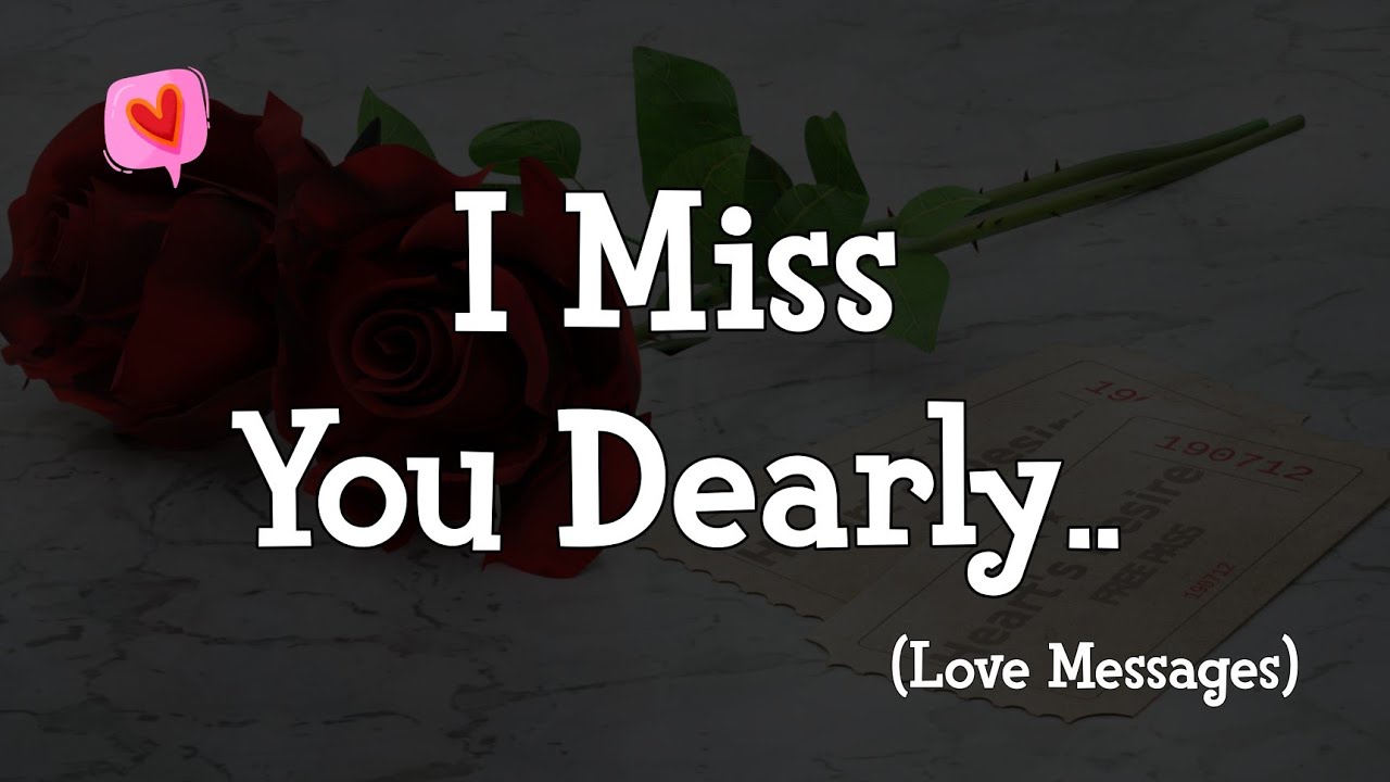 Love Messages For Her ️ - I Miss You Dearly.. #lovepoetry ...