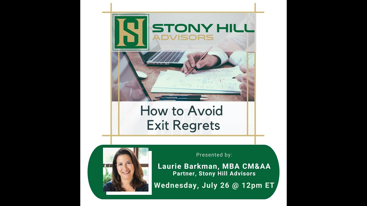 How to Avoid Exits Regrets - YouTube
