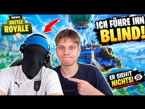 FORTNITE, ABER MEIN BRUDER SIEHT NICHTS ❌👀