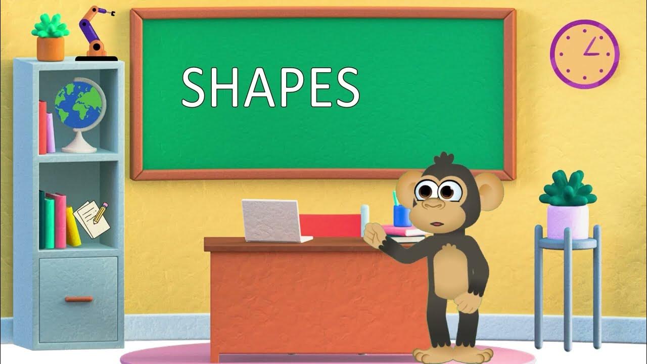 Learn Shapes with Monkey for Kids - YouTube