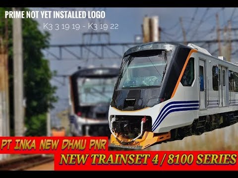 PREMIERE WITHOUT LOGO!! PT INKA NEW DMU PNR TRAINSET 4 /8100 CLASS ...