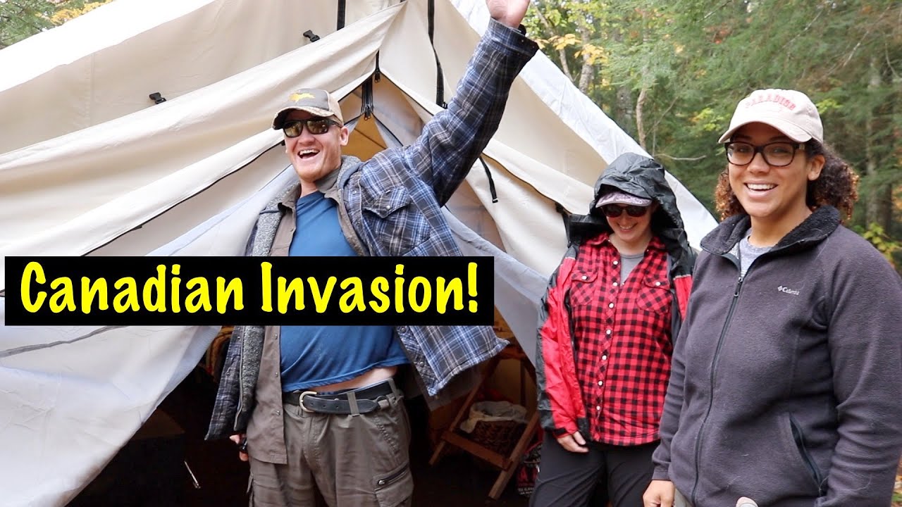 Surprise visitors at the TENT~ The Winners from ALONE! Episode 7 - YouTube