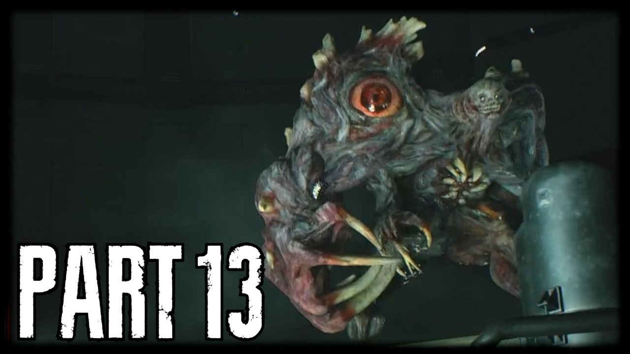 RESIDENT EVIL 2 REMAKE LEON PS4 Gameplay/Walkthrough Part 13 - G-VIRUS ...