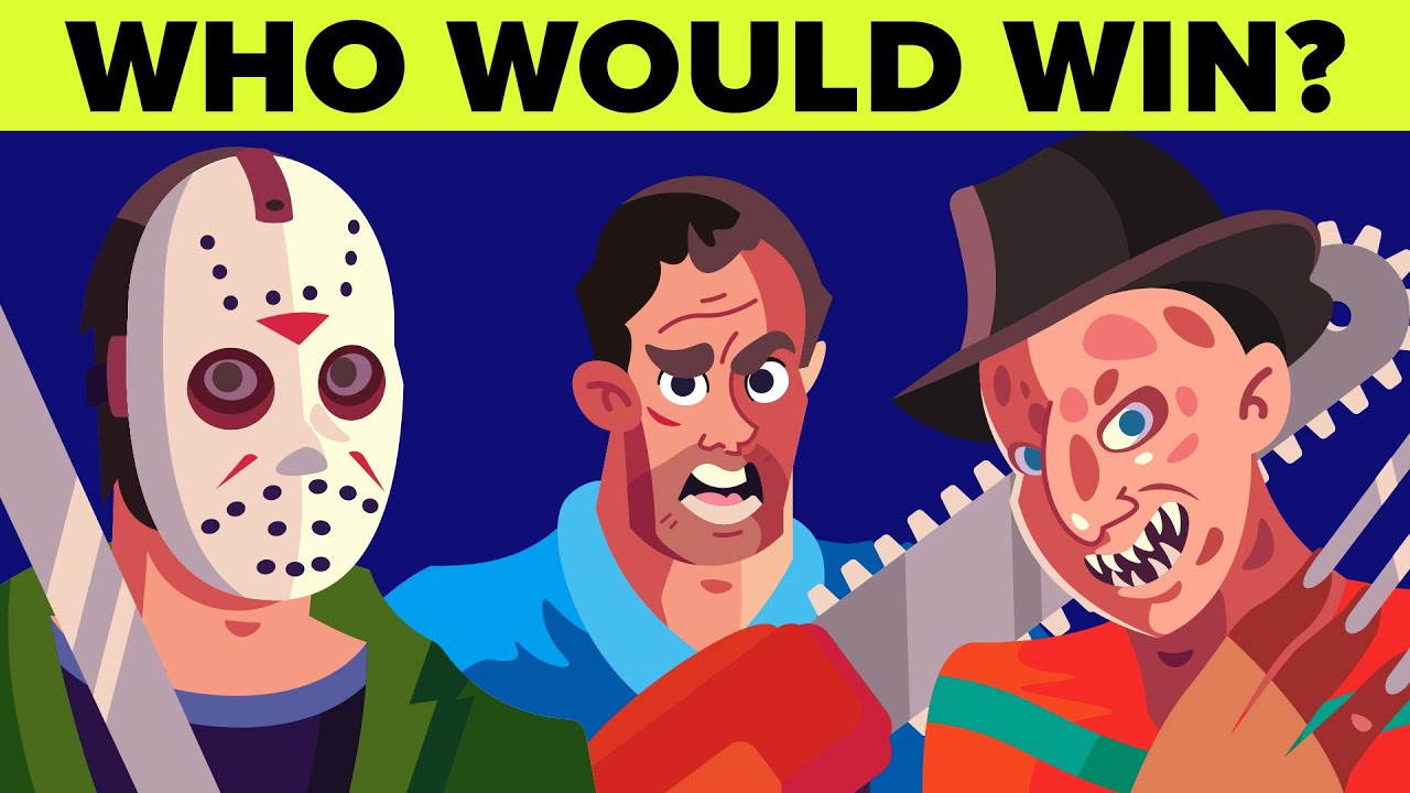 FREDDY KRUEGER vs JASON VOORHEES vs ASH (EVIL DEAD) - HORROR BATTLE ...