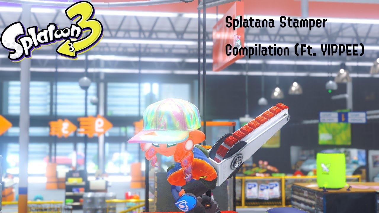 Splatoon 3 Splatana Stamper clip compilation! - YouTube