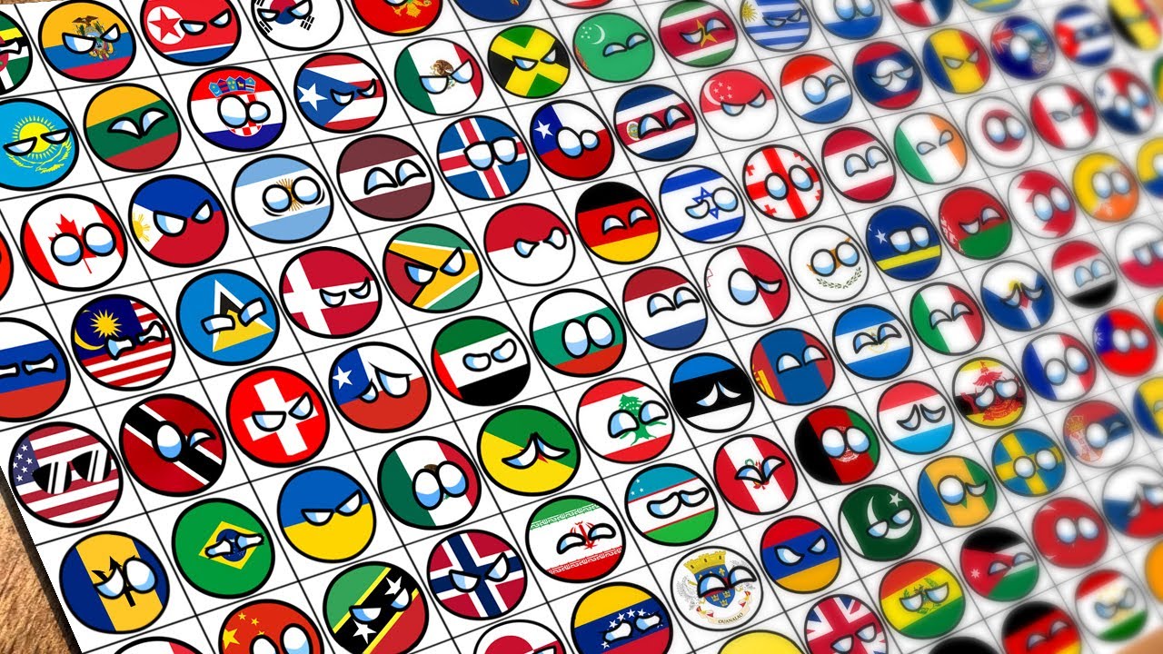 Drawing 158 COUNTRYBALLS / How to draw COUNTRYBALLS - YouTube