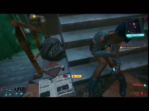 Rubbing a pussy for the first time in Cyberpunk 2077