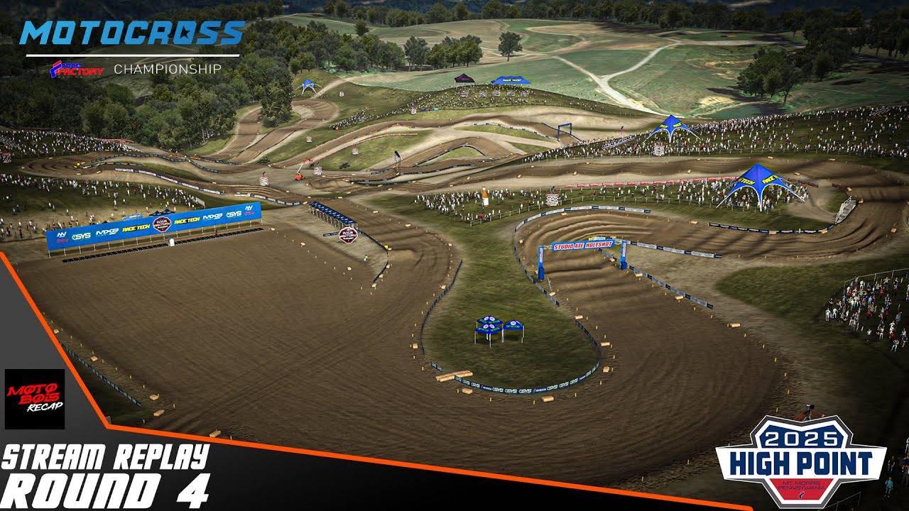 2025 MX Simulator Pro Motocross RD4 (High Point) | Full Stream Replay ...