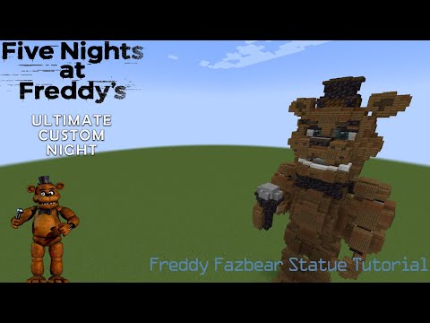 Minecraft Statue Tutorial - Freddy Fazbear (FNaF) | Read Description ...