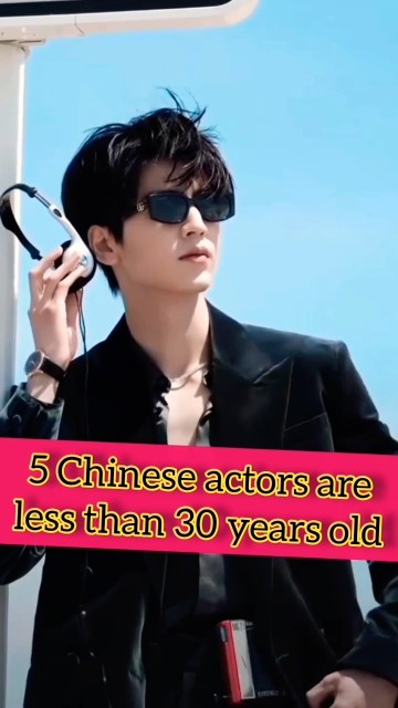 5 Chinese actors under 30 #shorts #viral #chinesedrama #actor - YouTube