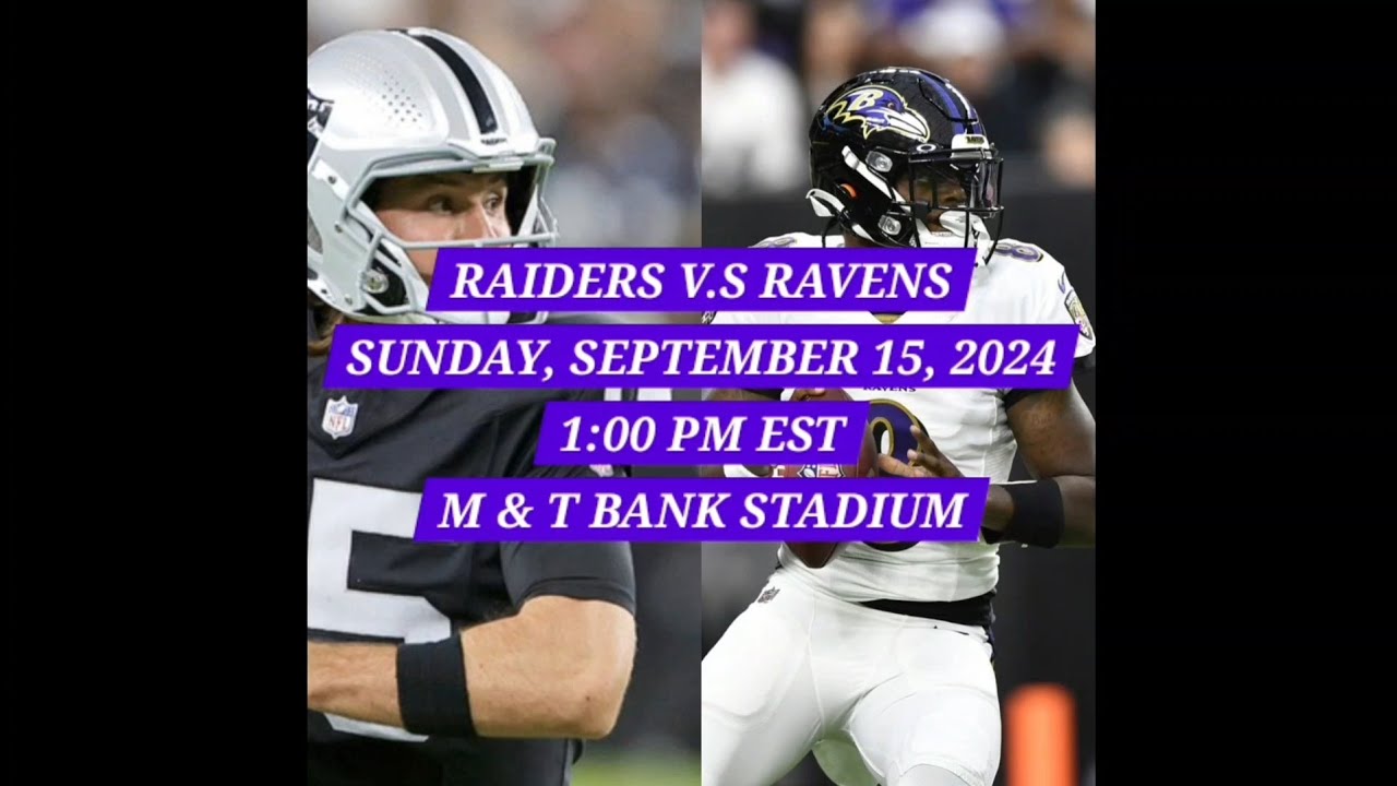 WEEK 2 TRAILER: LAS VEGAS RAIDERS V.S BALTIMORE RAVENS | NFL - YouTube