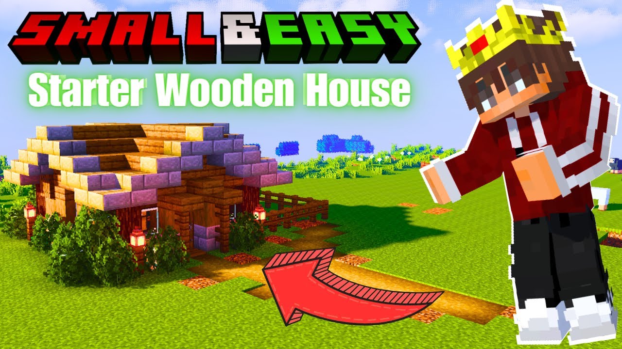 How To Build Small & Easy Wooden Starter House | @Gorillo - YouTube