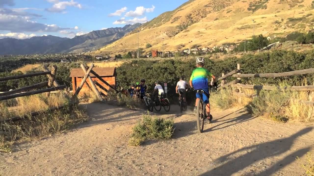 Draper Park Middle School Mountain Bike Team 2015 - YouTube