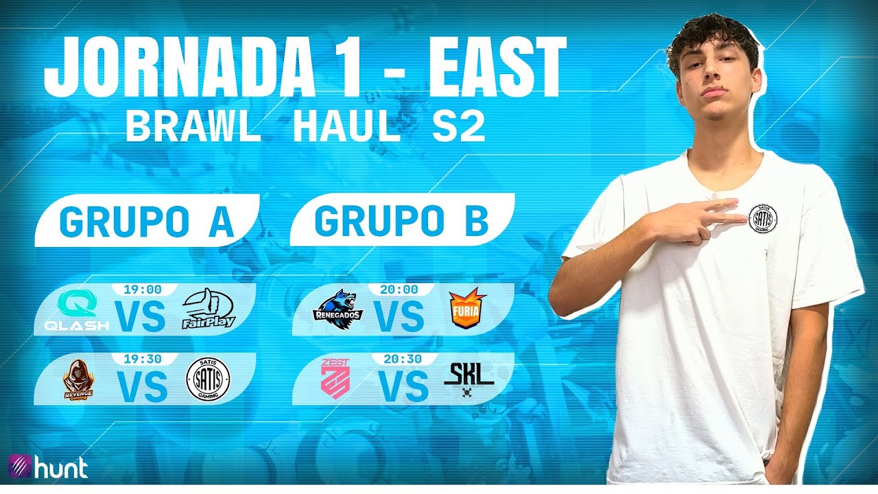 "ZEST VS SKULL" BRAWL HAUL JORNADA 1 SA EAST | BRAWL STARS - YouTube